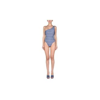 Magda Butrym One Piece Cut-Out Badeanzug - - Swimwear - Damen - Blau - 2XS
