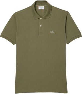 Lacoste Petit Piqué Polo T-Shirt Homme Manches Courtes Coton 3XL Kaki, Kaki, 3XL