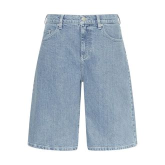 Moss Copenhagen Damen, Shorts, Blau, SGr&ouml;&szlig;e