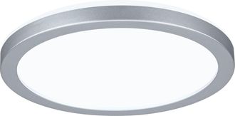 Paulmann 71004 LED Panel Atria Shine 190mm rund incl. 1x11,2 W Tageslichtweiß Chrom matt Lichtpanel Kunststoff Deckenpanel 4000 K