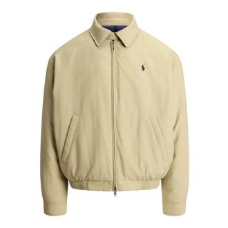 Polo Ralph Lauren Polyester Twill Polo Isolierte Windbreaker - - Jackets - Herren - Beige - M