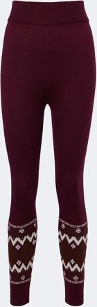 Perfect Moment Legging en laine &agrave; motif Fair Isle