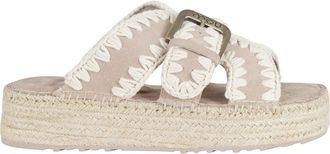 Mou Femme, Chaussures, Beige, Taille: 36 EU Jute Sandal