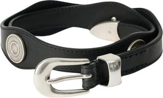 Our Legacy unisex, Accessoires, Noir, Taille: 70 CM Wave Belt