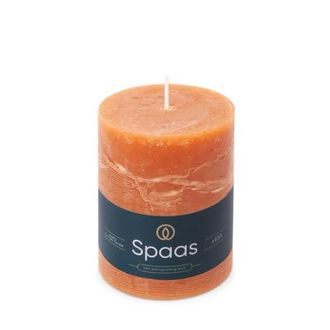 Spaas Rustikale Stumpenkerze 80/110 mm 65St. - orange