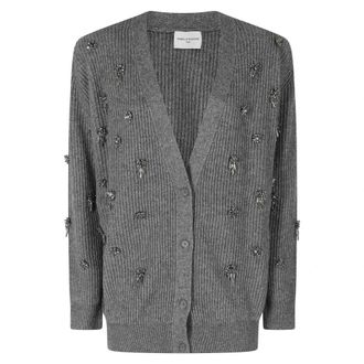 Isabelle Blanche Cardigan - - Knitwear - Damen - Grau - XS