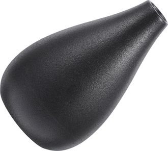 DOITOOL Keramik blumenvase Schwarz Kleine Tischvase mit Flachem Boden Widerstandsfähig und Stabil Dekorative Vase für Frische und Getrocknete Blumen Modernes 