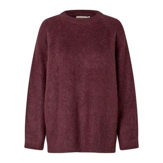 Masai Rundhals-Strickware - - Knitwear - Damen - Rot - XS