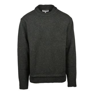 Maison Margiela Homme, Pulls, Vert, Taille: M Pull Girocollo