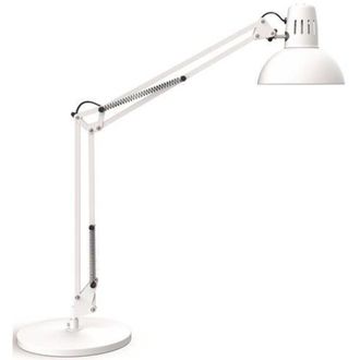 Maul Schreibtischleuchte Metall wei&szlig; H.49cm Standfu&szlig; led Maul