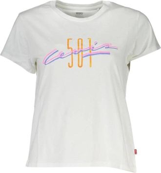 Levi's T-Shirt mit Logo-Print - - Tops - Damen - Wei&szlig; - XS