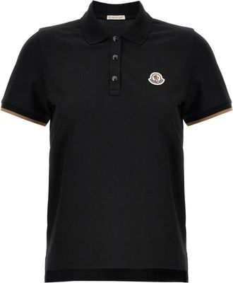 Moncler Femme, Tops, Noir, Taille: 40 FR T-shirt Noir V&ecirc;tements pour femmes