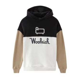Woolrich Color Block Hoodie - - Sweatshirts & Hoodies - Herren - Mehrfarbig - S