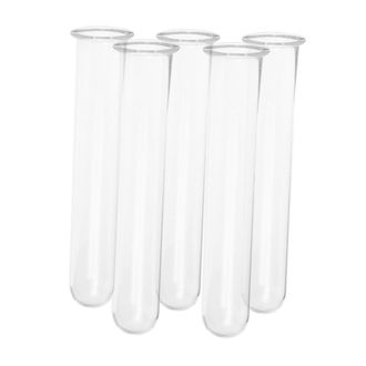 Yardwe 5st&uuml;cke Hydroponische Vase Aus Glas Anzuchtr&ouml;hrchen F&uuml;r Kleine Pflanzen Transparentes Glasr&ouml;hrchen Als H&auml;ngepflanzgef&auml;&szlig; Praktische Terrariuml&ouml;sung F&uuml;r
