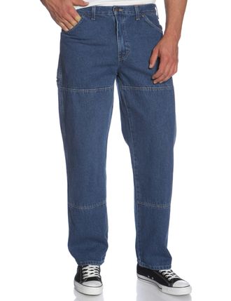Dickies Herren Arbeitshose, Relaxed-Fit, Doppelkniescheibe - Blau - 36W / 32L