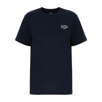 A.P.C. Baumwoll-T-Shirt - - Tops - Damen - Blau - L