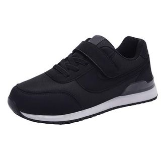 Generic [Tiangong Light Dance] Chaussures de sport d&eacute;contract&eacute;es respirantes et l&eacute;g&egrave;res en toile pour homme, Noir, 40.5 EU