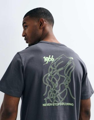 The North Face NSE t-shirt graphique Slopes gris