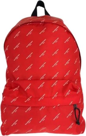 Balenciaga Pre-owned Nylon Explorer Backpack - Homme - Pre-owned - Rouge - Taille: ONE Size