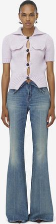Alexander McQueen Jeans mit umgeschlagener Taille - Item 813252QMACV4315