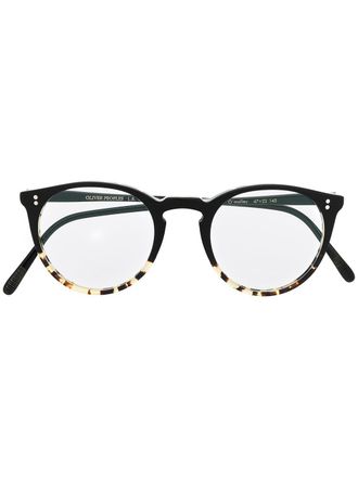 Oliver Peoples Runde O Malley Brille - Schwarz