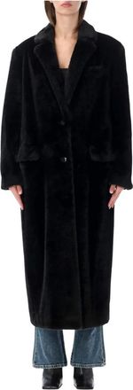 Stand Studio Stand Studio - Manteau en fourrure Emmie - Femme - Vestes - Noir - Taille: 36 FR