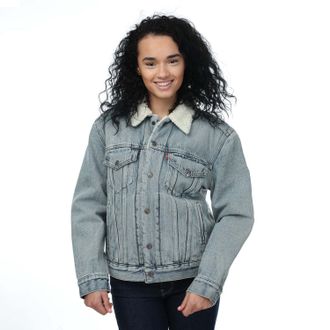 Levi's Ex-Boyfriend Truckerjacke f&uuml;r Damen (Denim)