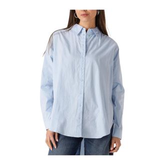 MY ESSENTIAL WARDROBE Damen, Blusen & Hemden, Blau, SGr&ouml;&szlig;e