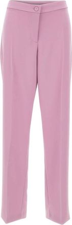 Elena Miro Femme, Pantalons, Violet, Taille: 46 FR Straight Pantalons
