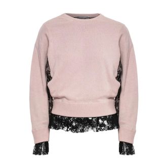 Valentino Garavani Rundhals-Strickware - - Knitwear - Damen - Rosa - L