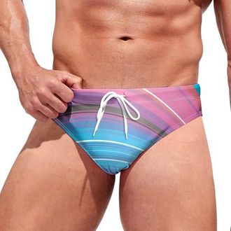 Generic Sous-v&ecirc;tements pour homme, slip sans notes qui grattent - Slip pour homme - Slip confortable - S&eacute;chage rapide - Sous-v&ecirc;tements avec cordon de serrage 