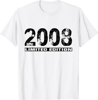 Limited Edition 2008 Geburtstag 2008 Jahrgang 2008 T-Shirt