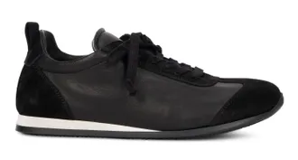 Uma Wang Calfskin Leather Low-Top Sneaker - Black