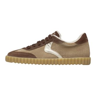 Voile Blanche Femme, Chaussures, Brun, Taille: 40 EU Baskets en Daim Ines
