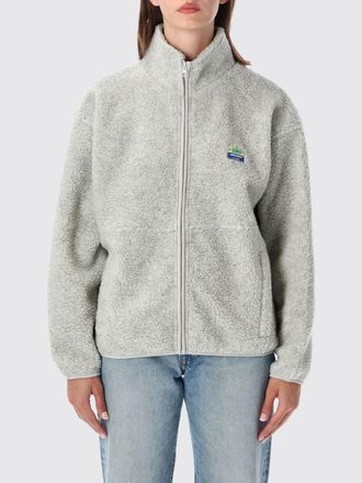 American Vintage Kurze Fleecejacke mit Stehkragen und Rei&szlig;verschluss