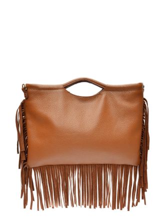 Isabella Rhea Braun Rindsledertasche