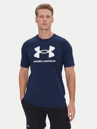 Under Armour T-Shirt Ua Sportstyle Logo Update Ss 1382911 Dunkelblau Loose Fit