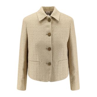Saulina Milano Saulina, Damen, Jacken, Beige, LGr&ouml;&szlig;e