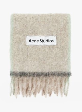 Acne Studios Echarpe en laine m&eacute;lang&eacute;e