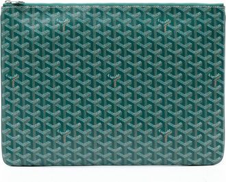 Goyard Clutches - Goyardine Senat GM - Gr. unisize - in Grün - für Damen