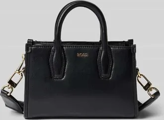 HUGO BOSS Umh&auml;ngetasche mit Label-Detail Modell Sandy SM Tote