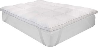 Pikolin Pikolin Home - Comfort Plus Topper, 9 cm, mit Federn gef&uuml;llt, atmungsaktiv, gro&szlig;artiges Liegegef&uuml;hl, Down Proof- Behandlung und waschbarer Bezug