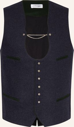 Grasegger Trachtenweste Miesbacher blau