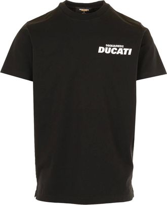 Dsquared2 Homme, Tops, Noir, Taille: XL T-shirts et Polos Noirs Ducati Tee