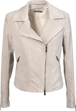 Baldinini Femme, Vestes, Beige, Taille: 32 FR Suede Jacket