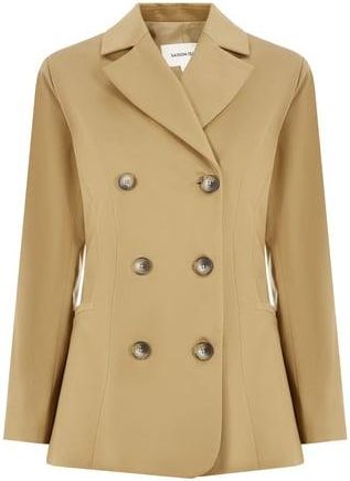 Saison 1865 Veste en laine et coton mélangé