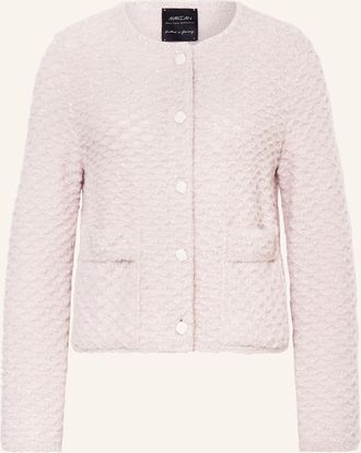 Marc Cain Strickjacke Mit Pailletten beige