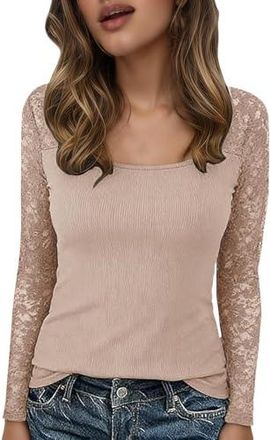 Generic T-shirt d&eacute;t&eacute; pour femme, haut &agrave; manches courtes, coupe ample, d&eacute;contract&eacute;, t-shirt de sport, t-shirt d&eacute;t&eacute;, t-shirt basique, haut d&eacute;contract&eacute;, haut bas