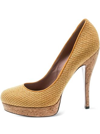 Gucci escarpins Bumblebee 135 mm - Jaune