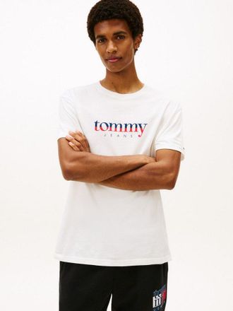 Tommy Jeans T-Shirt aus Jersey mit Logo